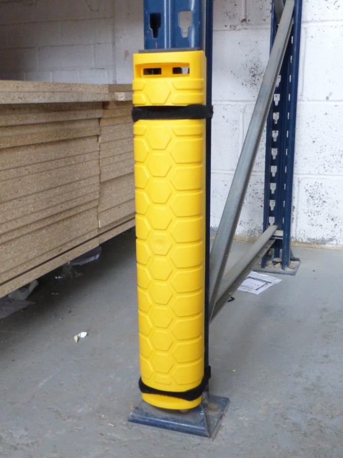 pallet-racking-plastic-column-guard - Allied Storage