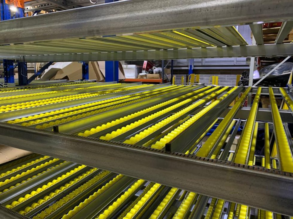 TBM Solutions - Carton Flow Installation - Allied Storage